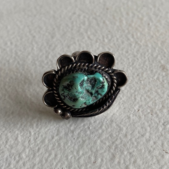 Vintage | Jewelry | Vintage Pawn Turquoise Ring | Poshmark